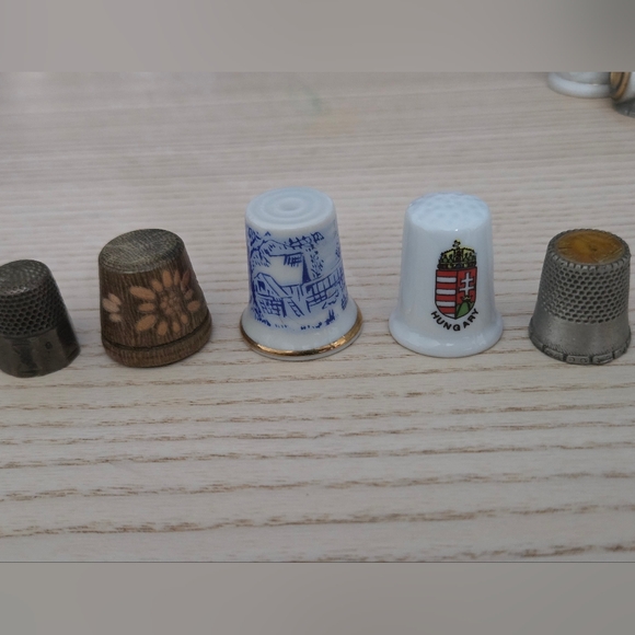 Accents | Assorted Decorative Thimbles Set | Poshmark